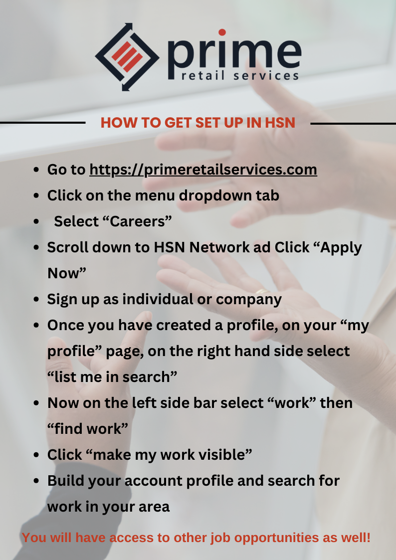 HSN Setup – homeschool staffing network